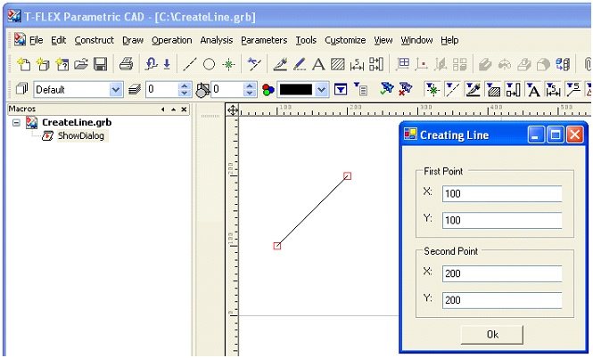 Macros > Creating Macros with Screen Forms